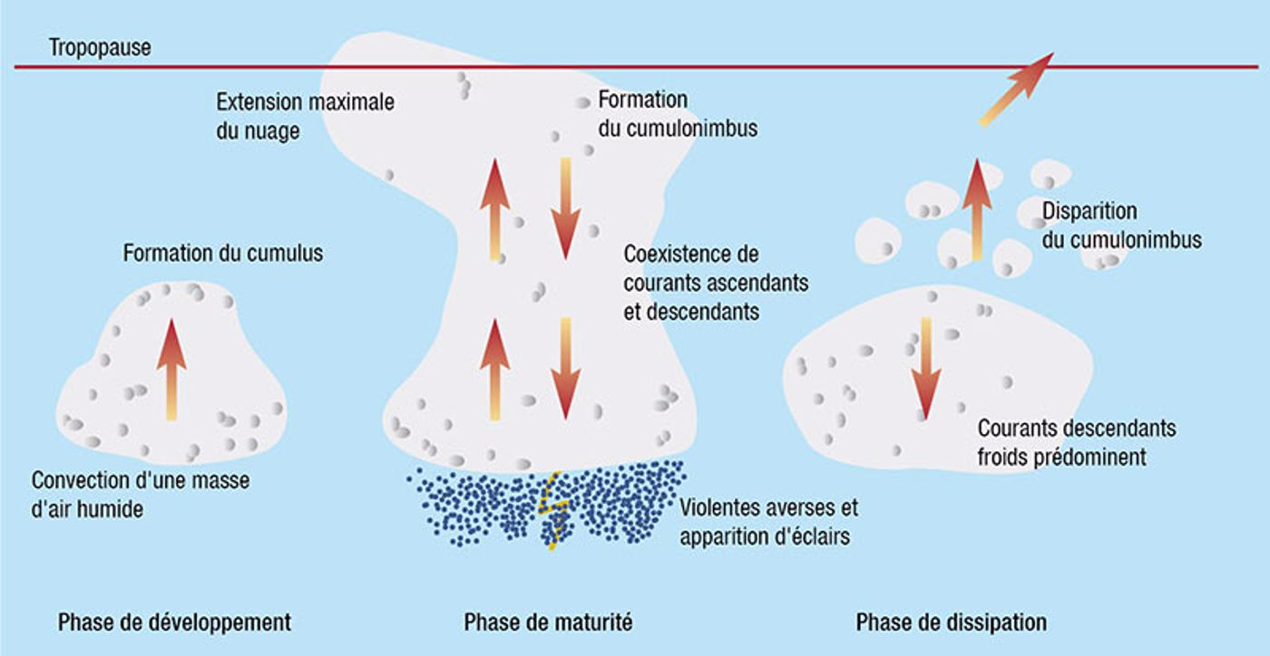 Quels mécanismes régissent la formation des orages
