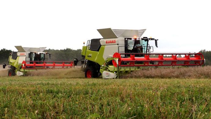 Équipement : Claas Trion : Une moissonneuse-batteuse à la carte