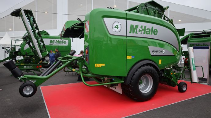 McHale : La presse enrubanneuse Fusion 4 compatible Isobus