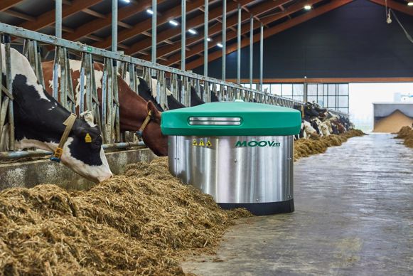 Moov 2.0, le robot repousse-fourrage