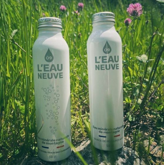 Eau Neuve : l'aluminium est -il l'avenir de la bouteille d'eau?