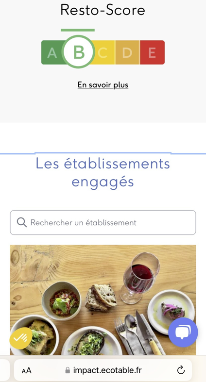 Un Resto-Score, gage de durabilité