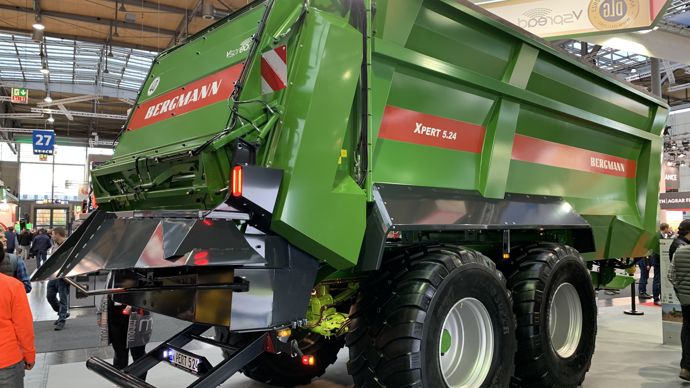[Agritechnica 2023] Les épandeurs Bergmann modulent la vitesse du tracteur