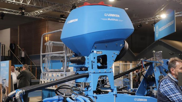 Le semoir Multihub Lemken à Agritechnica.