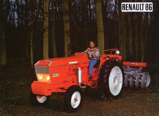 Le tracteur Renault 86 (51 ch) a été fabriqué de 1967 à 1973.