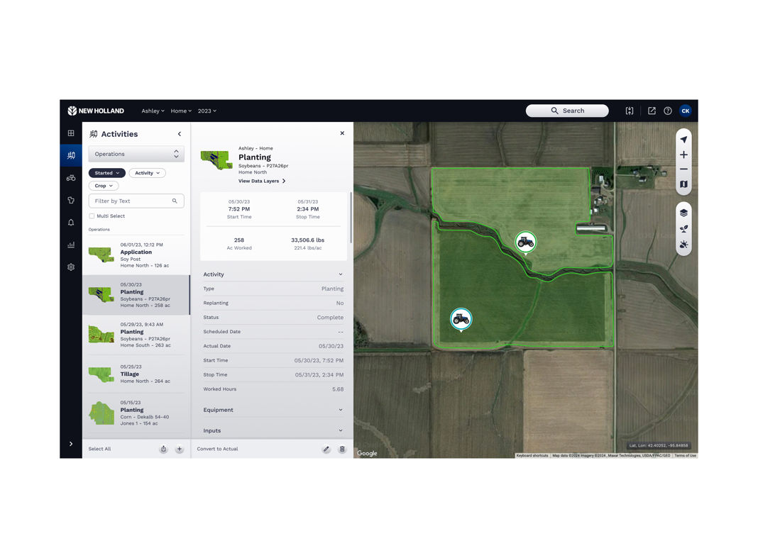 CNH FieldOps : une seule plateforme pour gérer sa flotte et ses parcelles
