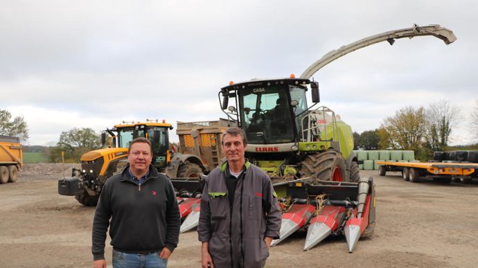 « J’ensile du maïs avec un cueilleur de moissonneuse