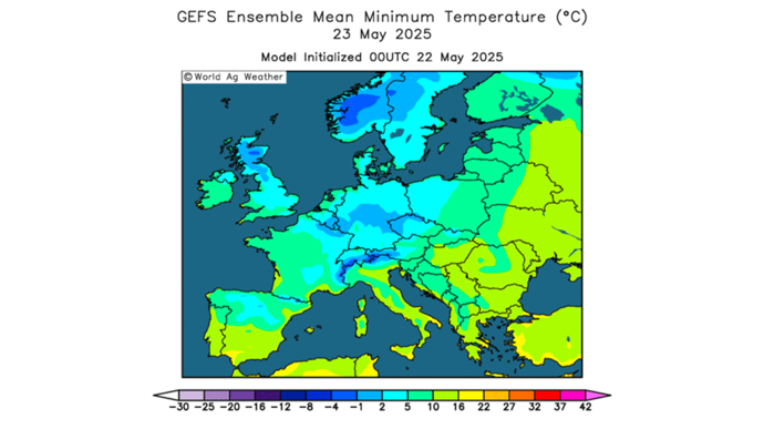 Les cultures subissent un climat défavorable