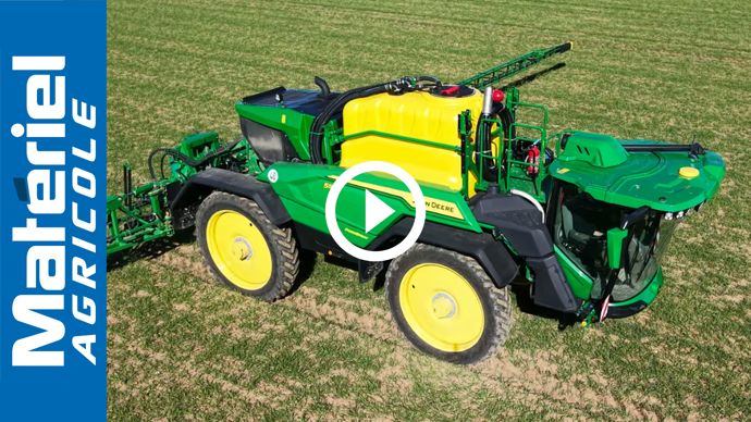 Vidéo essai pulvérisateur automoteur John Deere 550 R